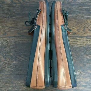 Cherokee | Shoes | Cherokee Vintage Kilty Brown Black Leather Loafers ...